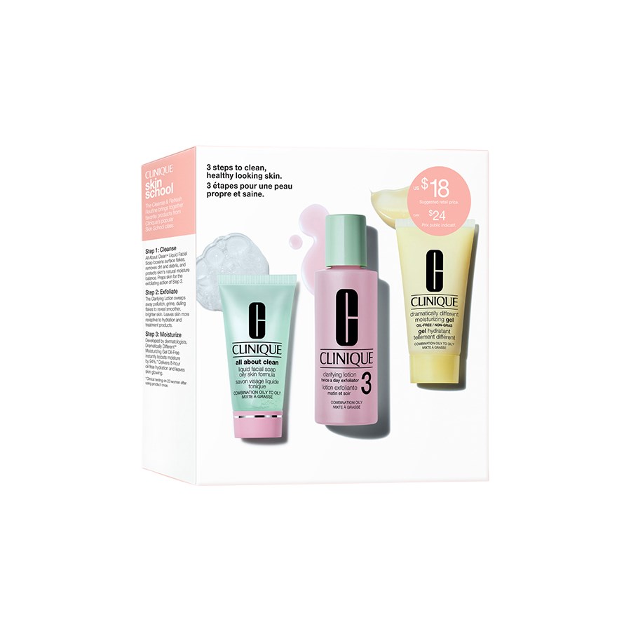3-Step skin care system All About Clean 3 Step Skin 3 Mini Kits by ...