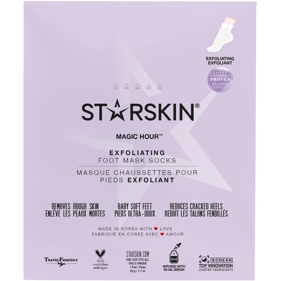 StarSkin Exfoliating Foot Mask Socks Magic Hour ️ Buy online
